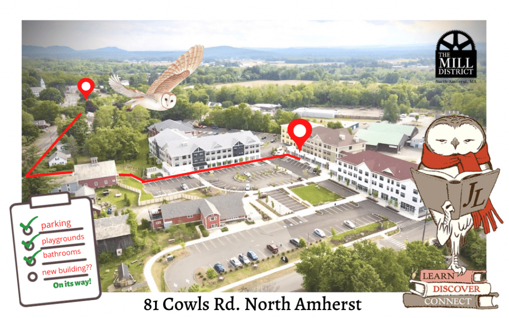 The North Amherst Library at Home in The Mill District! - The Mill District